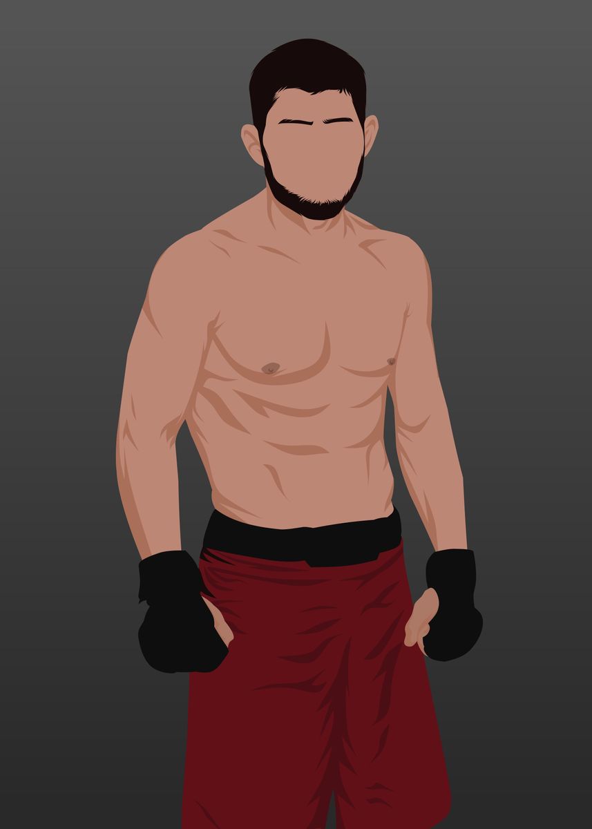 'Khabib Nurmagomedov' Poster by Miracle Studio | Displate