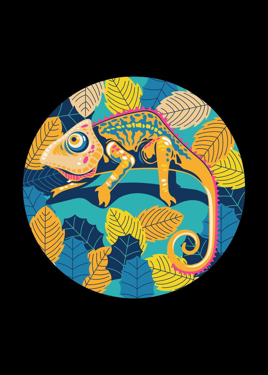 'lizard' Poster by Love Repeat | Displate