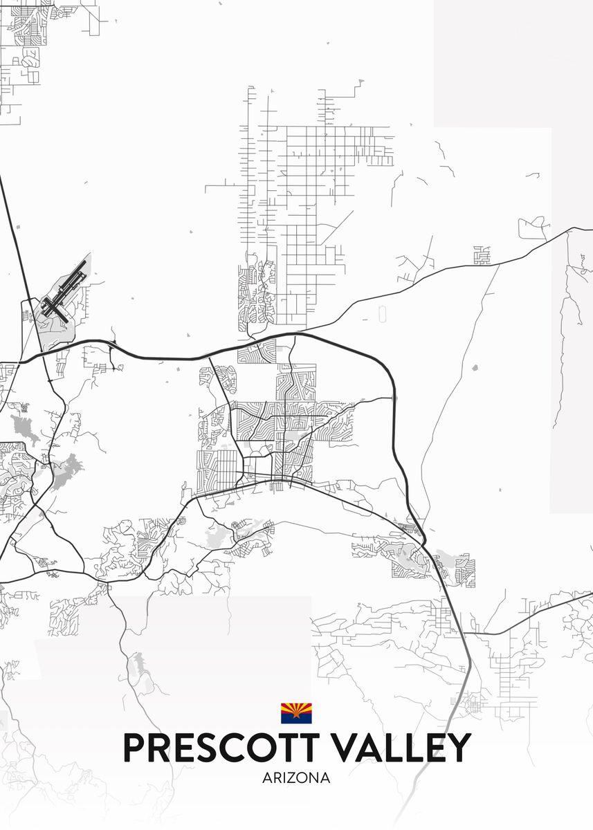 'Prescott Valley AZ' Poster by IMR Designs | Displate