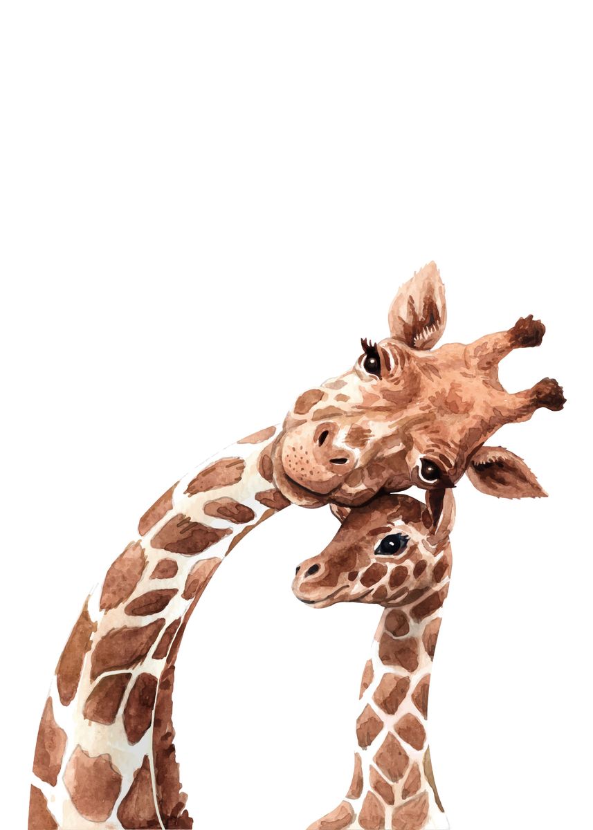 'Giraffe' Poster by Anime Manga | Displate
