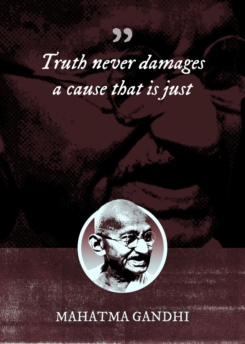 'Truth never damages a' Poster by Syahrasi | Displate