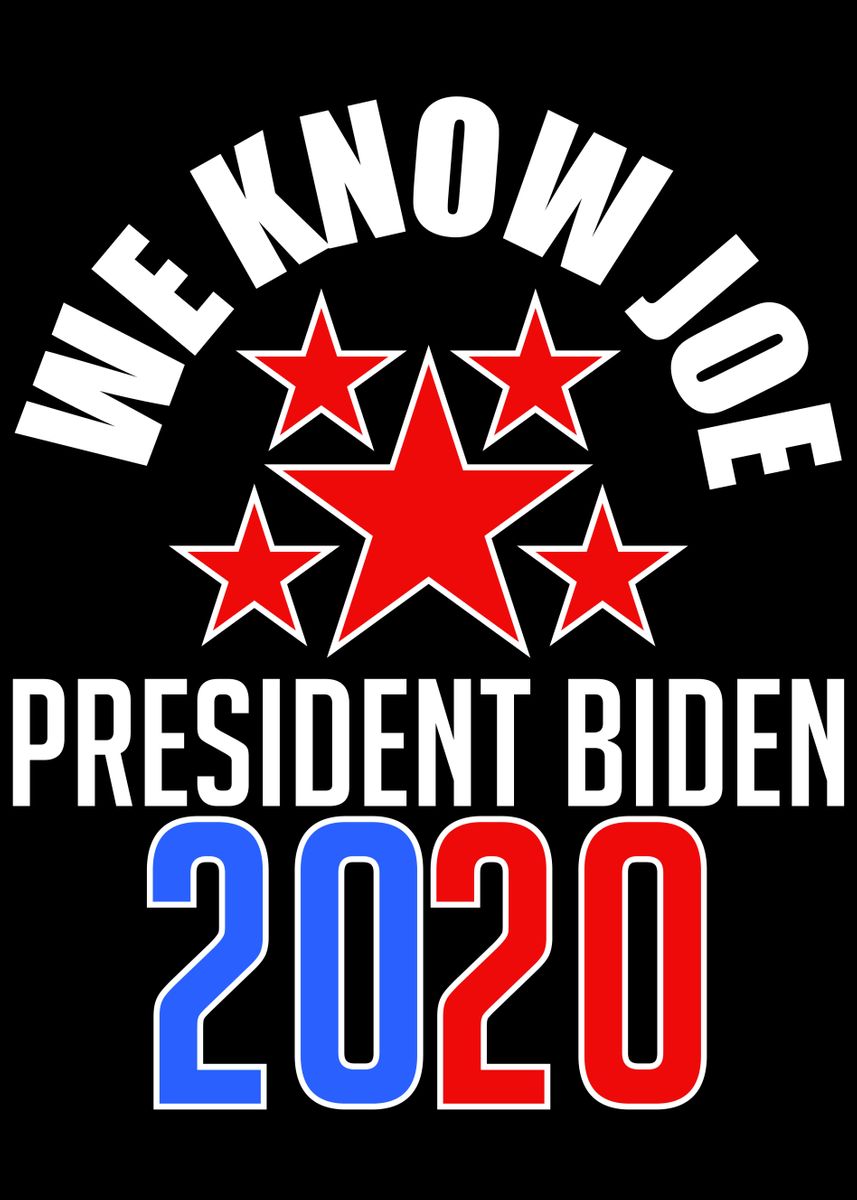 'Joe Biden 2020' Poster by Roland Andres | Displate