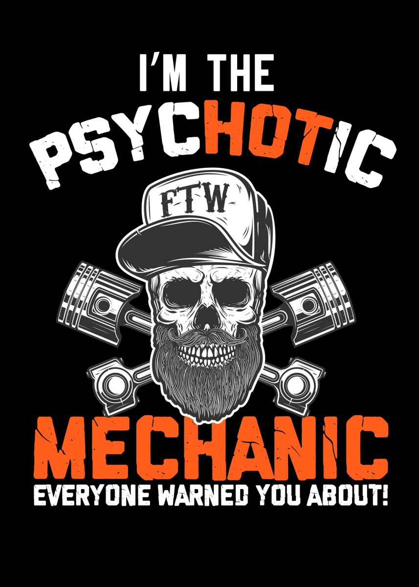 'Mechanic Car Mechanic' Poster by ZS C O M M E R C E | Displate