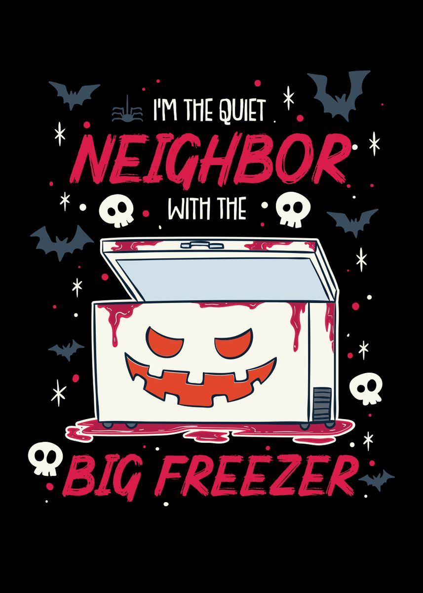 'Big Freezer ' Poster, picture, metal print, paint by Monster Designs ...