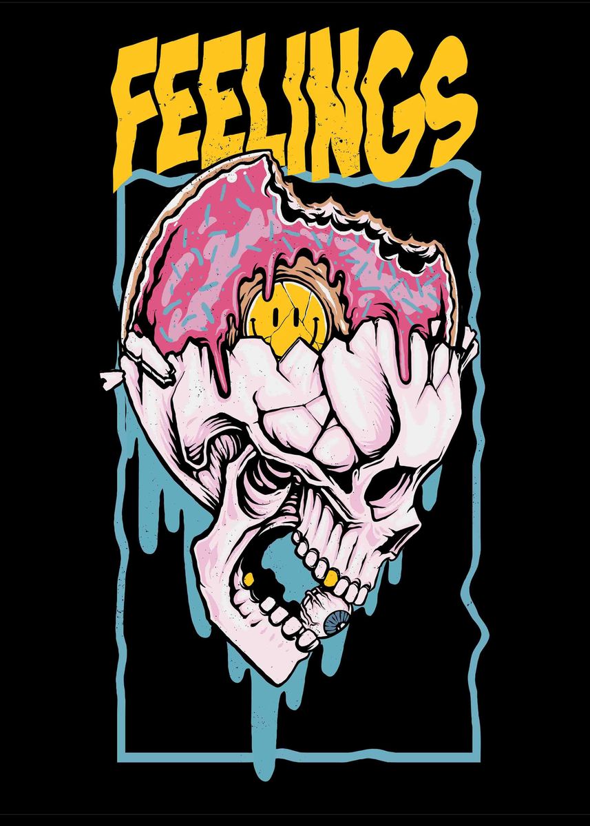 'Skull' Poster by Juice Wrld | Displate