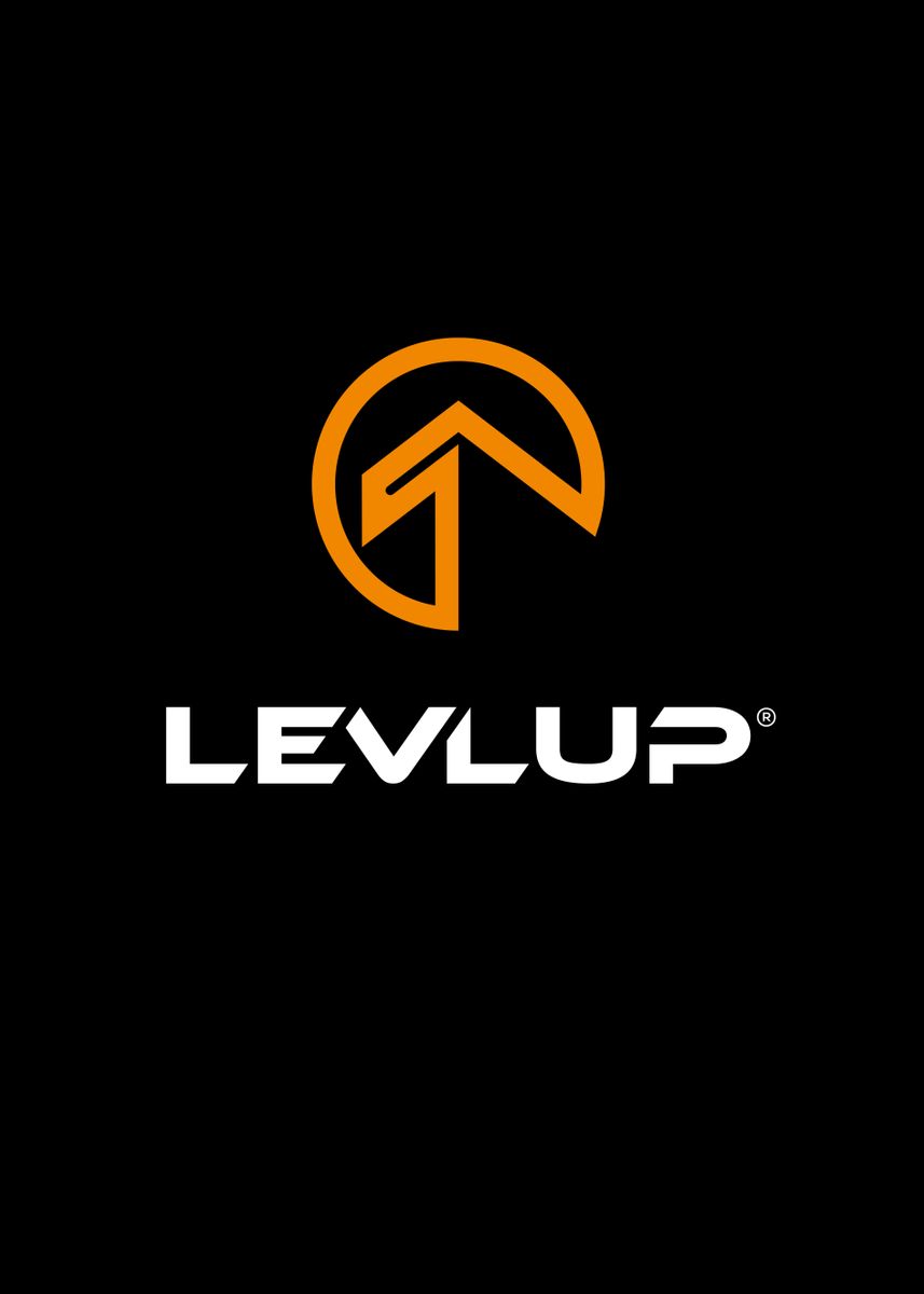 'LevlUp Logo' Poster, picture, metal print, paint by LevlUp | Displate