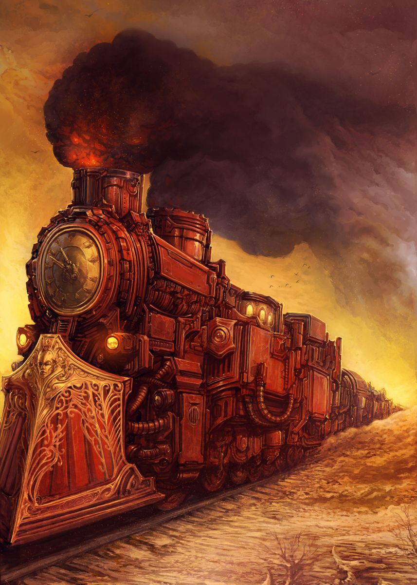 Steampunk Steam Train