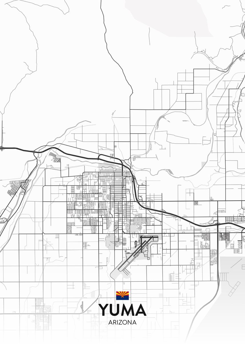 'Yuma AZ' Poster by IMR Designs | Displate