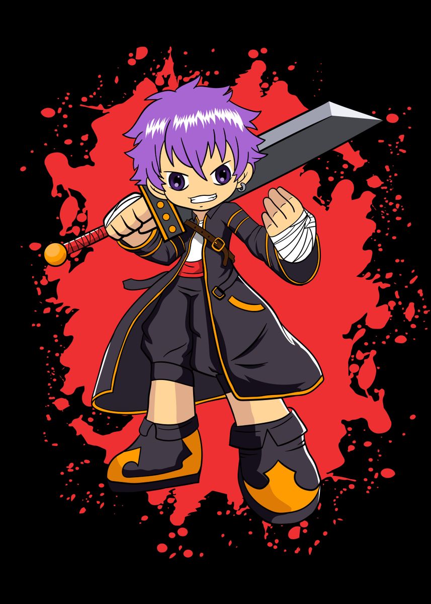 'Fighting Sword' Poster, picture, metal print, paint by Roland Andres ...