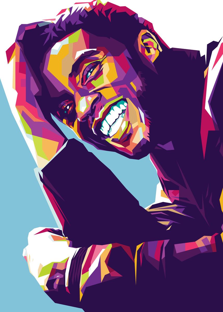 'Chadwick Boseman' Poster by Muhammad Renaldy | Displate