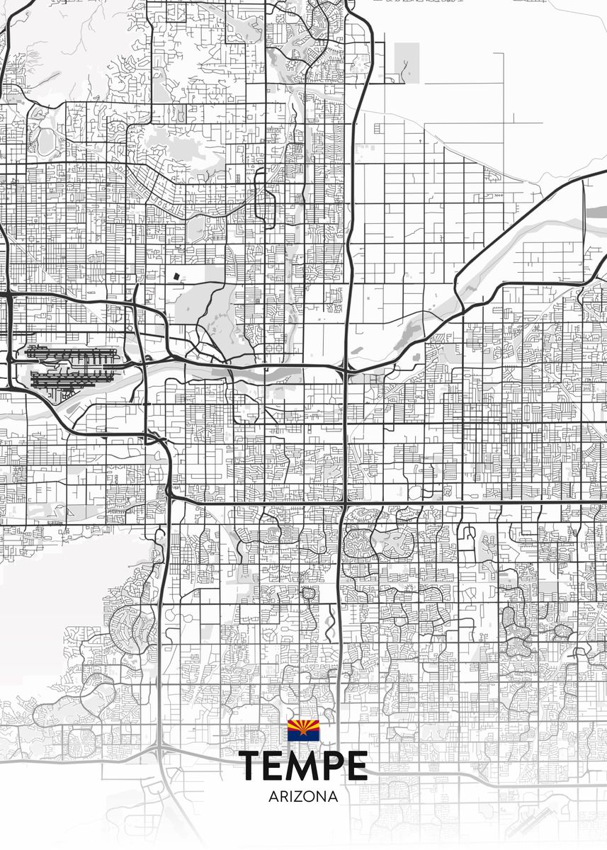 'Tempe AZ' Poster by IMR Designs | Displate