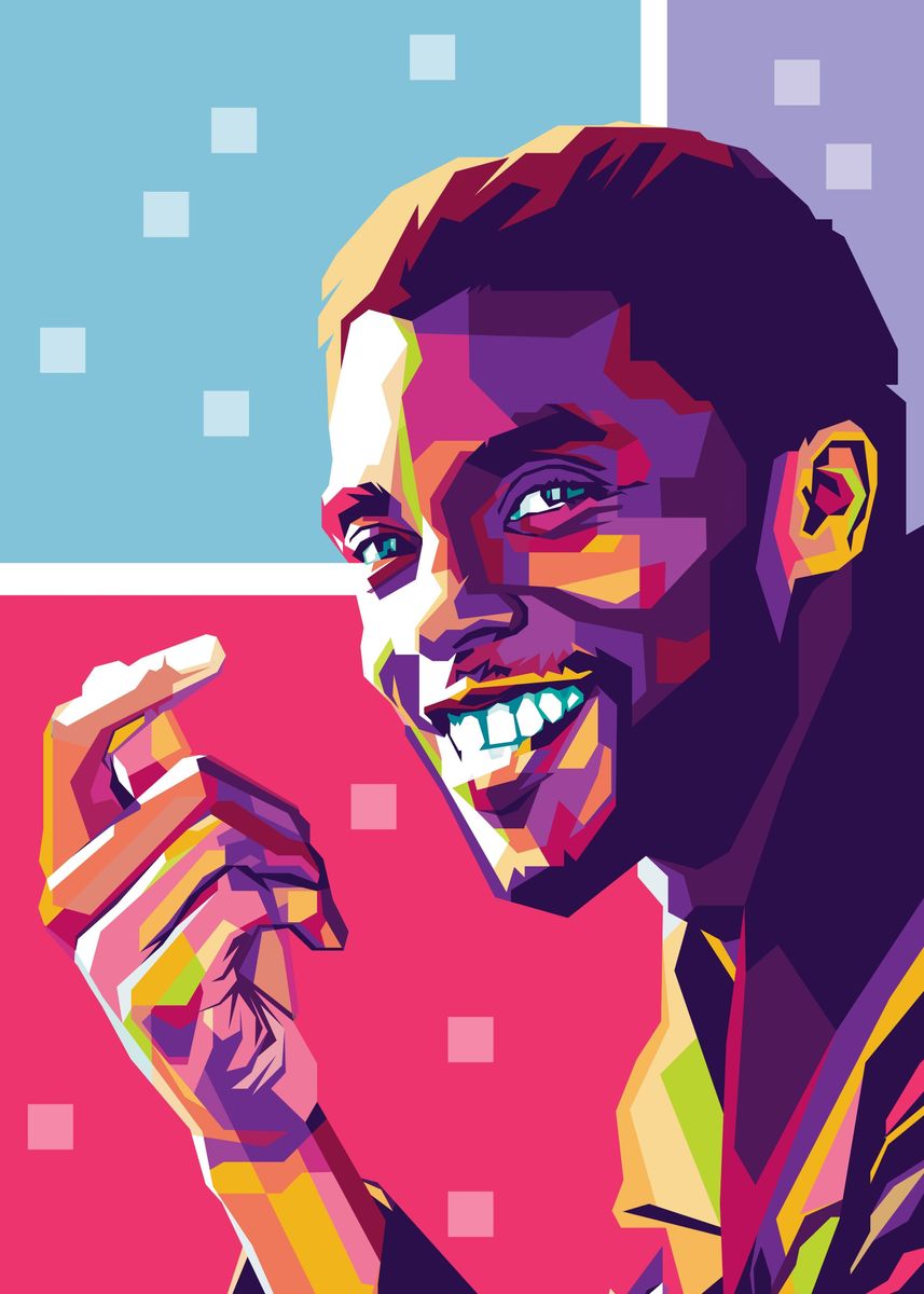'Chadwick Boseman' Poster by Muhammad Renaldy | Displate