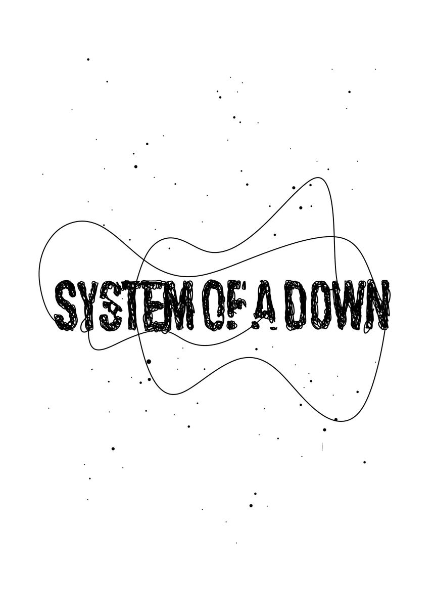 'System of a Down Glendale' Poster, picture, metal print, paint by ...