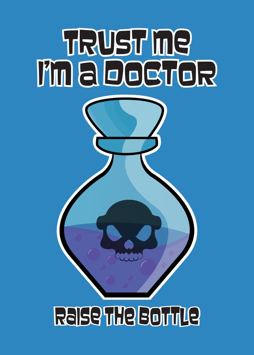 'Poison Doctor' Poster, picture, metal print, paint by ShirTom | Displate