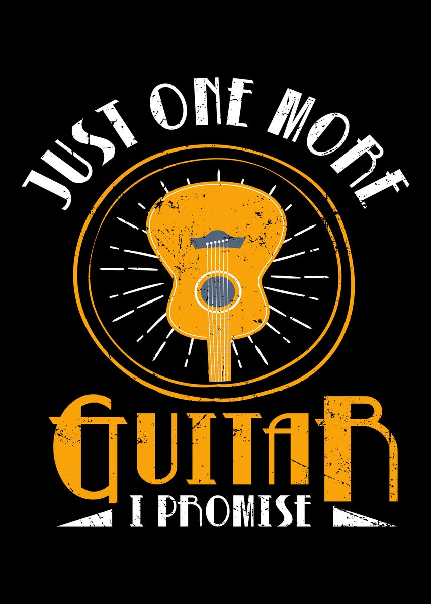 'Accoustic Guitar Guitarist' Poster, picture, metal print, paint by ...