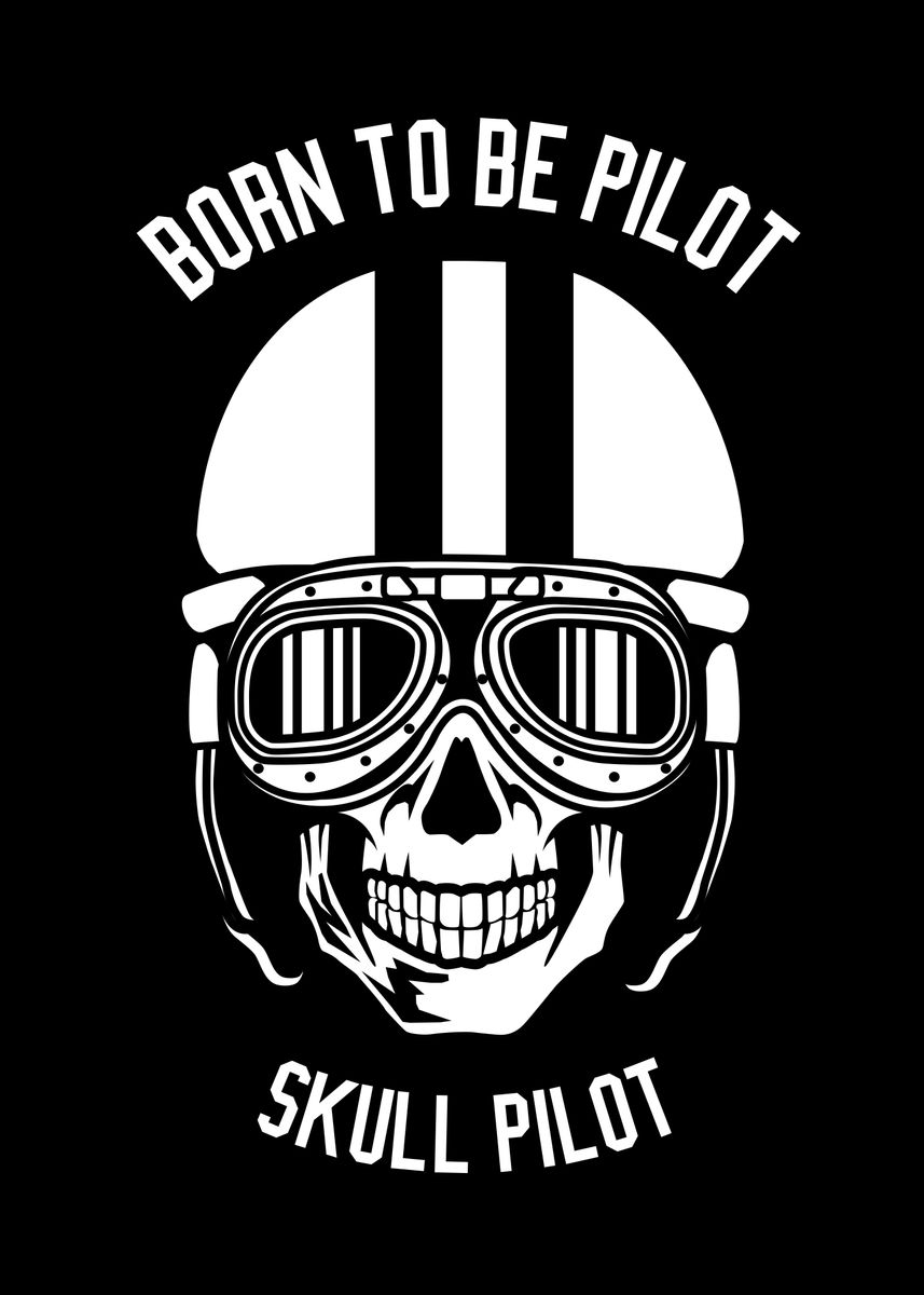 'Pilot' Poster, picture, metal print, paint by Charlie Song Lyrics ...