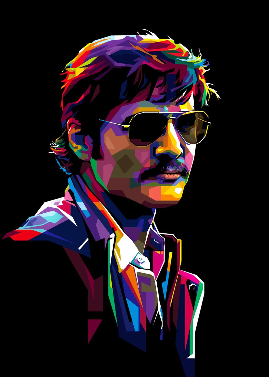 'Pedro Pascal' Poster, picture, metal print, paint by Oppa Rudy | Displate