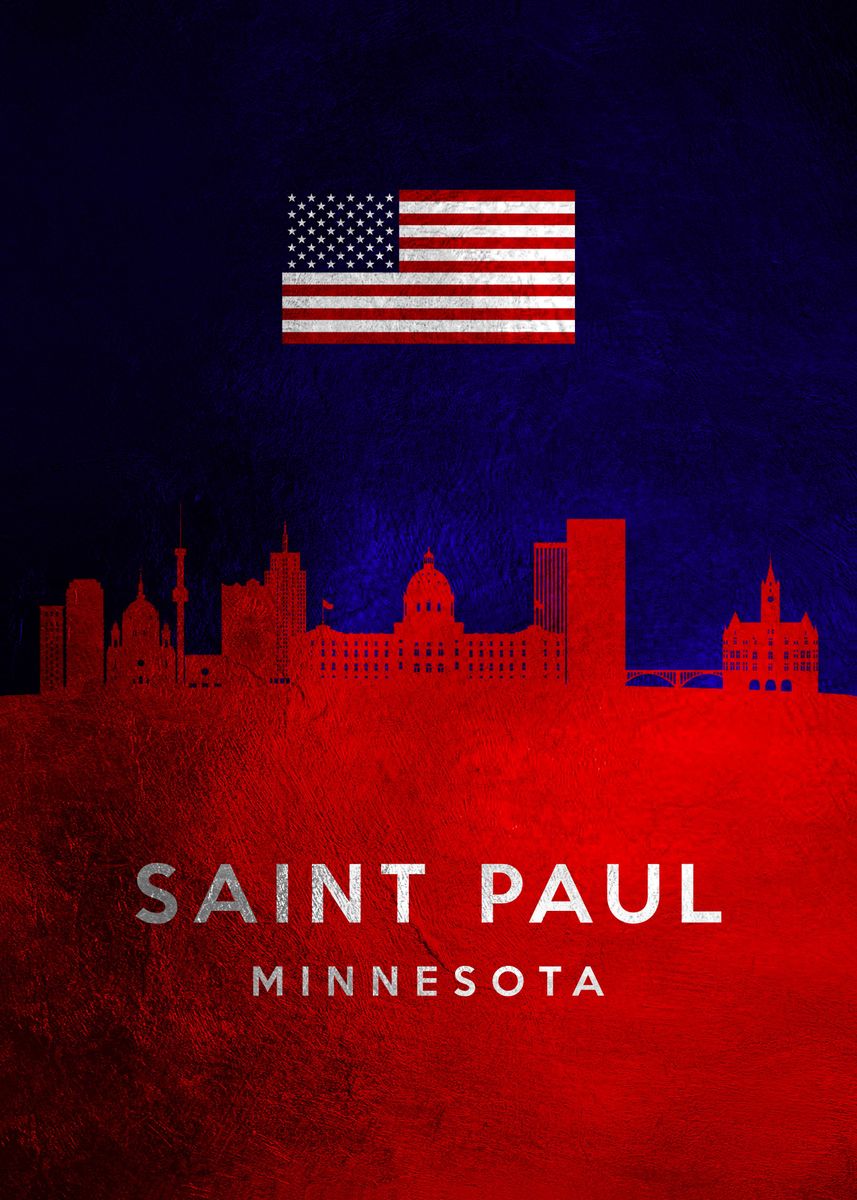 'Saint Paul Minnesota' Poster by ABConcepts | Displate