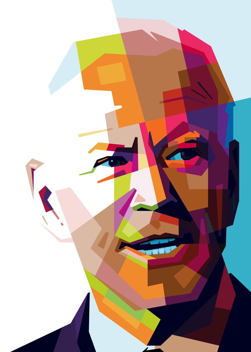 'JOE BIDEN' Poster, picture, metal print, paint by Yusuf Dedi Wijaya ...