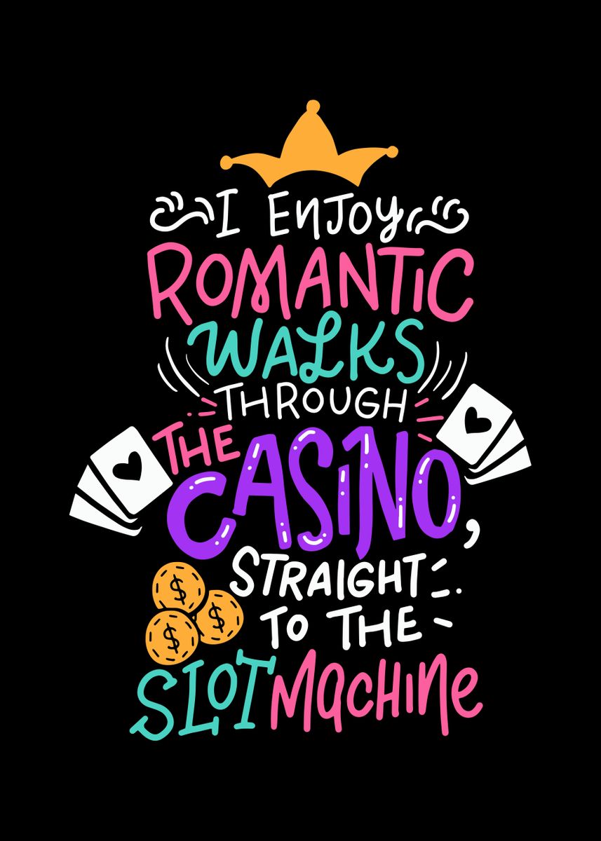 'To The Slot Machines' Poster, picture, metal print, paint by Monster ...