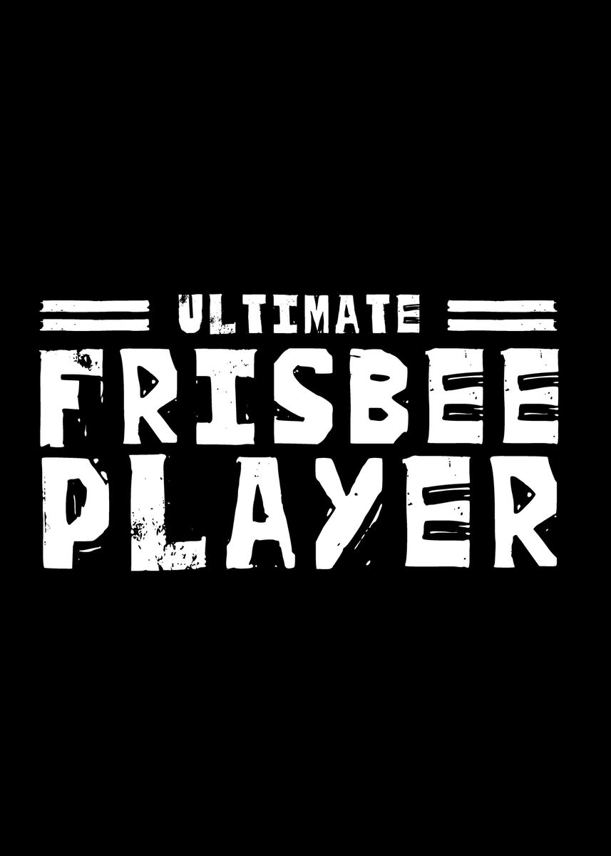 'Player Frisbee Frisbees ' Poster, picture, metal print, paint by ...