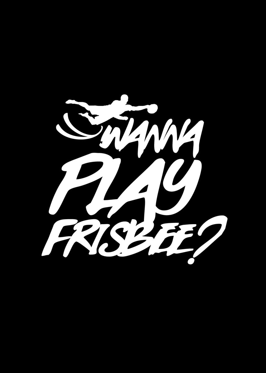 'Frisbees Frisbee Player ' Poster, picture, metal print, paint by ...