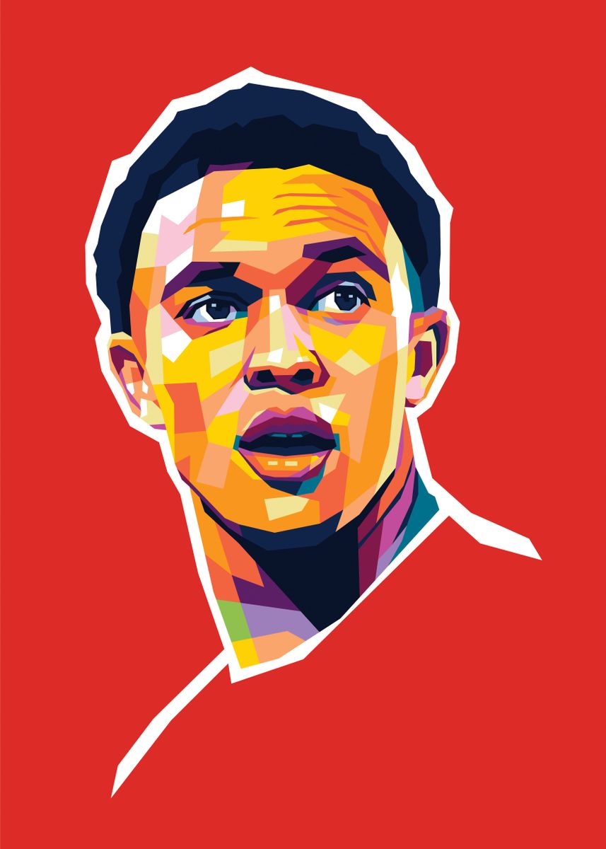 'trent Alexander arnold' Poster, picture, metal print, paint by Roseed ...