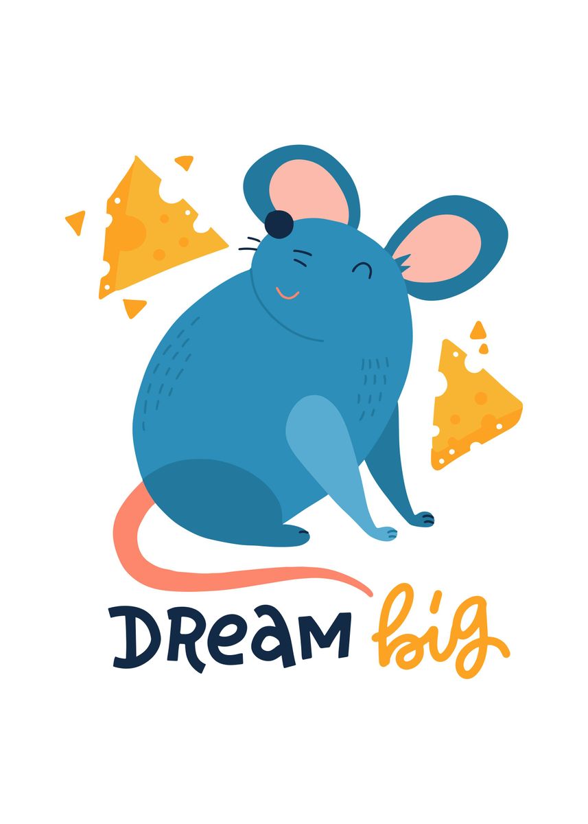 'Mouse' Poster by Neon Poster | Displate