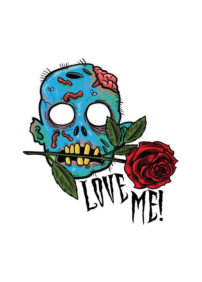 'Love Me' Poster, picture, metal print, paint by Francois Ringuette ...