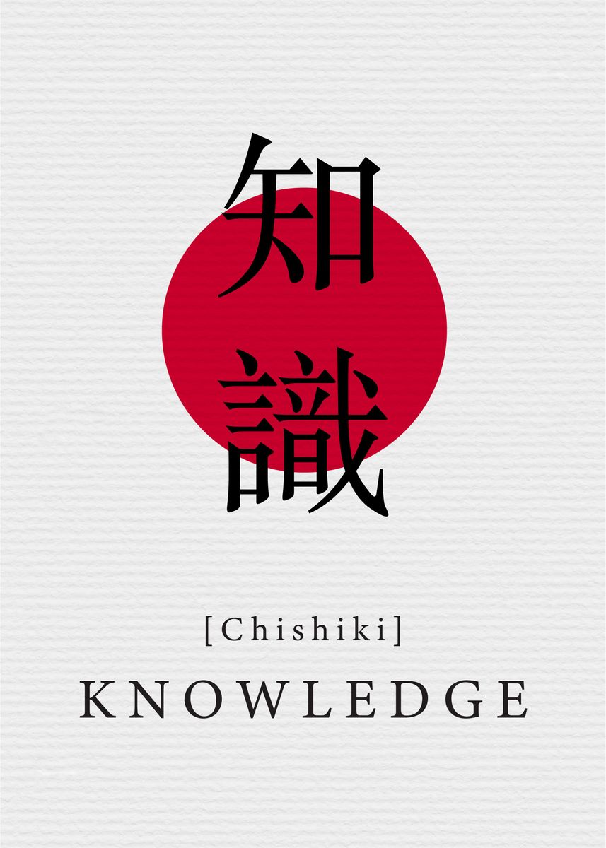 'Knowledge Japanese Style' Poster by Marek Dubienski | Displate