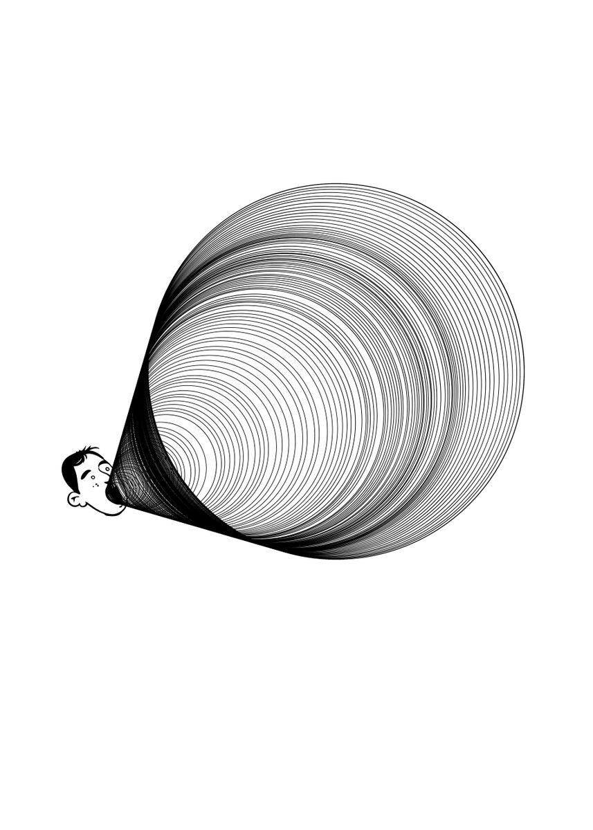 'Shun The Sound Waves' Poster, picture, metal print, paint by Francois ...