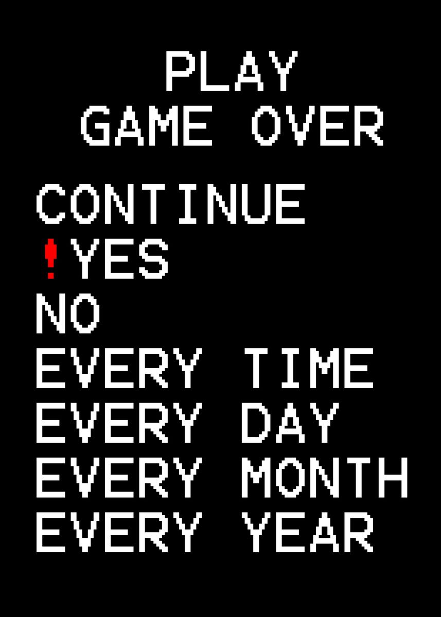 'Qoute Game' Poster, picture, metal print, paint by D A N | Displate