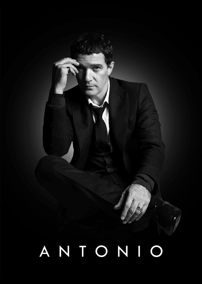 'Antonio Banderas' Poster by Bo Kev | Displate