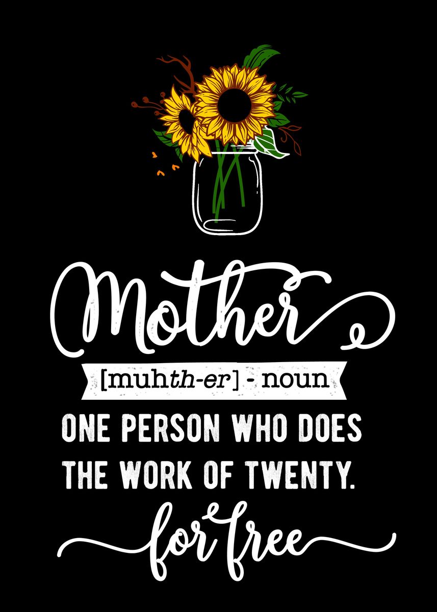 'Mother' Poster by Juliana RW | Displate