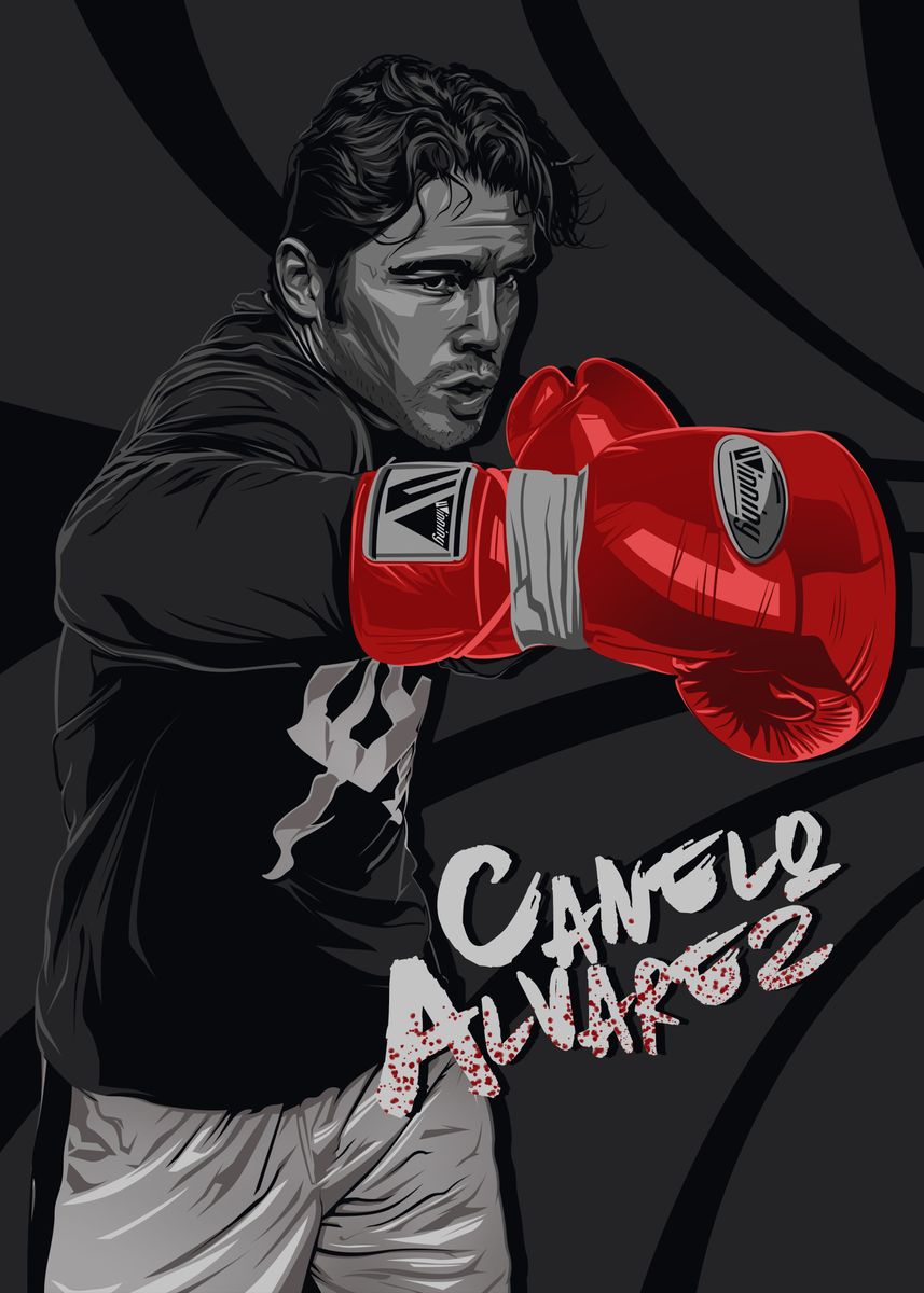 'Canelo Alvarez' Poster, picture, metal print, paint by vectoricky ...