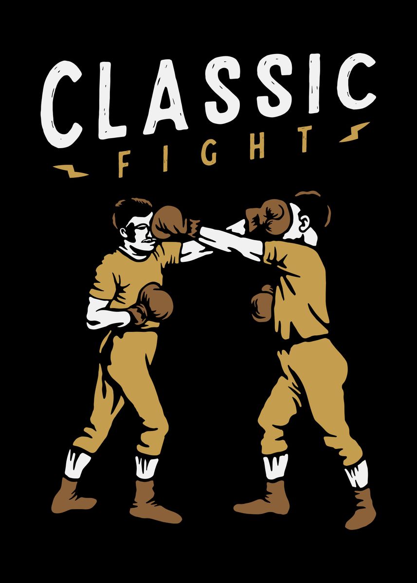 'Boxing' Poster by Nick Vujick | Displate