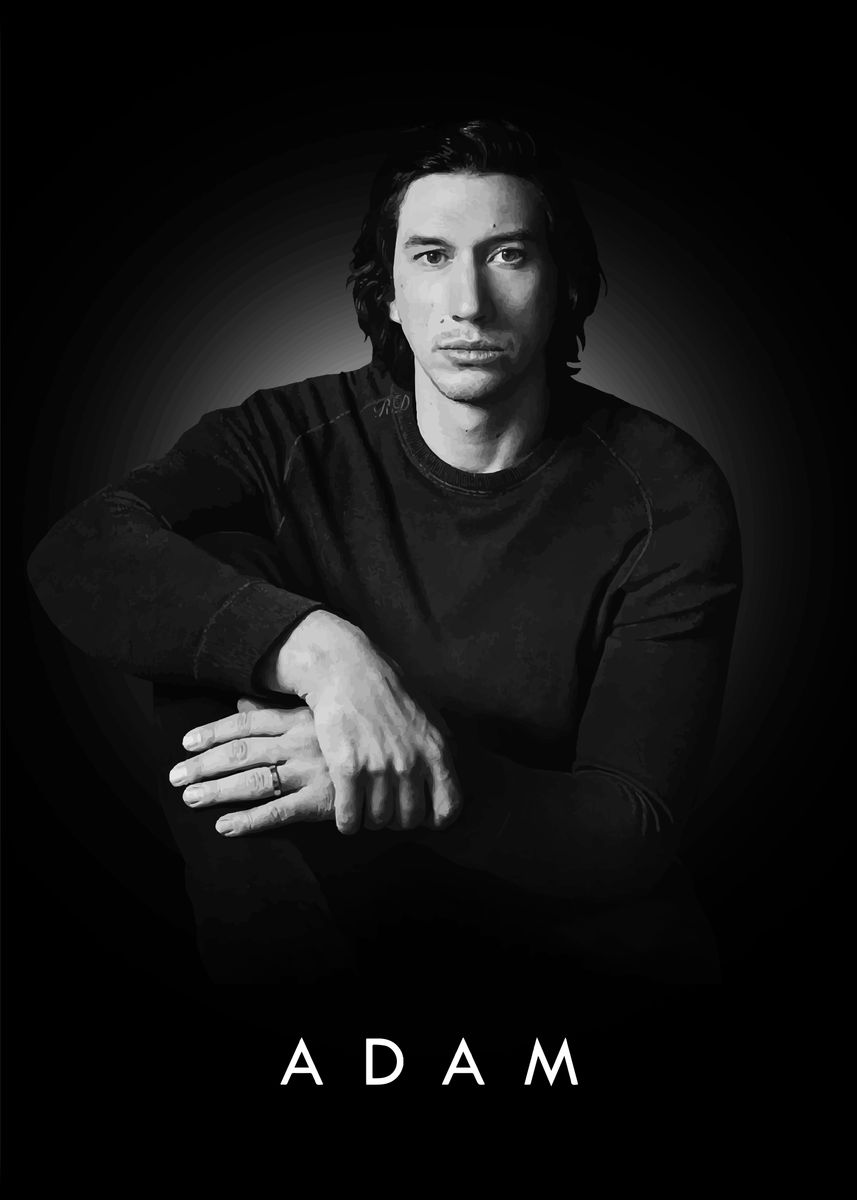 'Adam Driver' Poster, picture, metal print, paint by Bo Kev | Displate