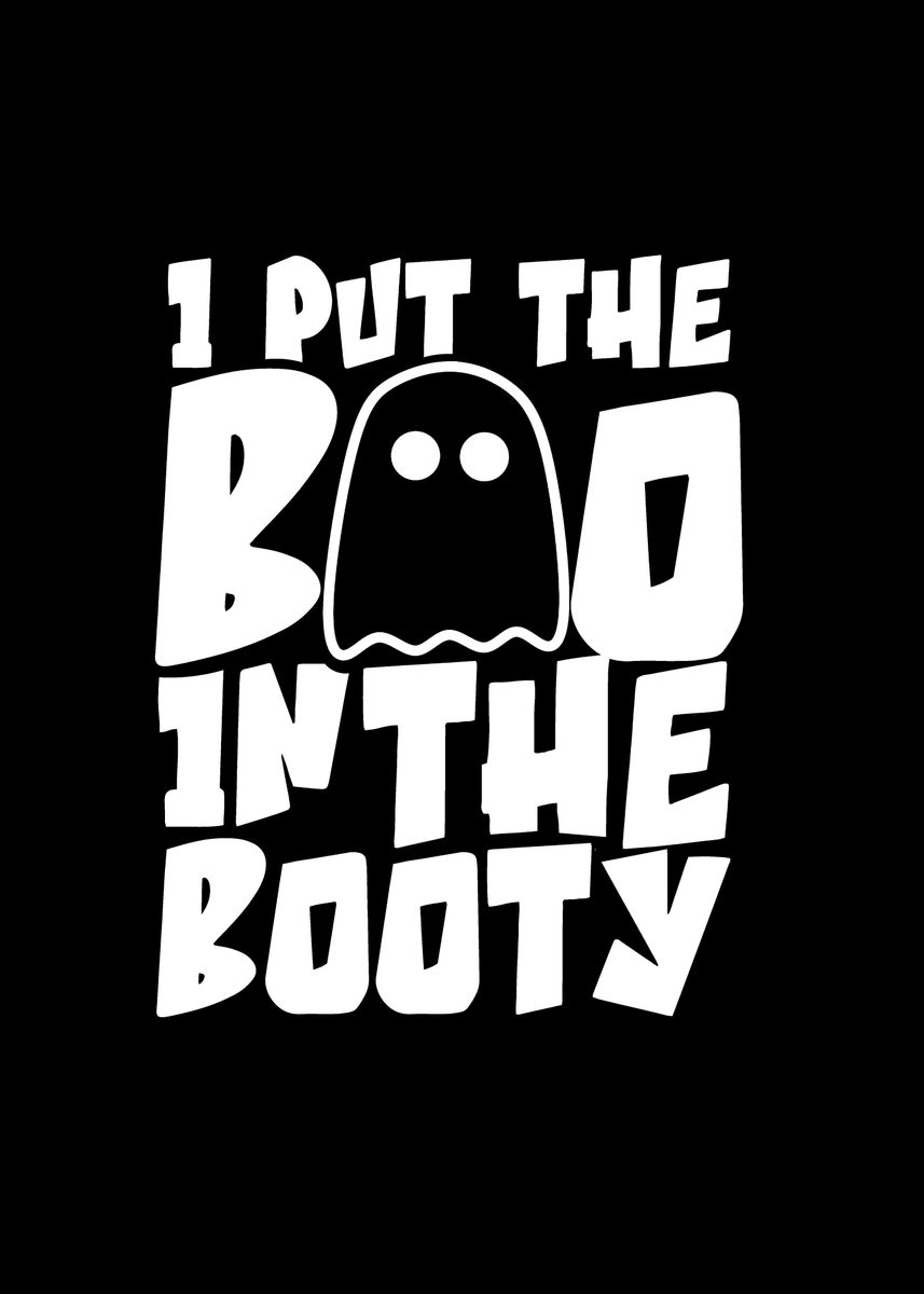 'Boo Halloween Ghost ' Poster by dr3designs | Displate