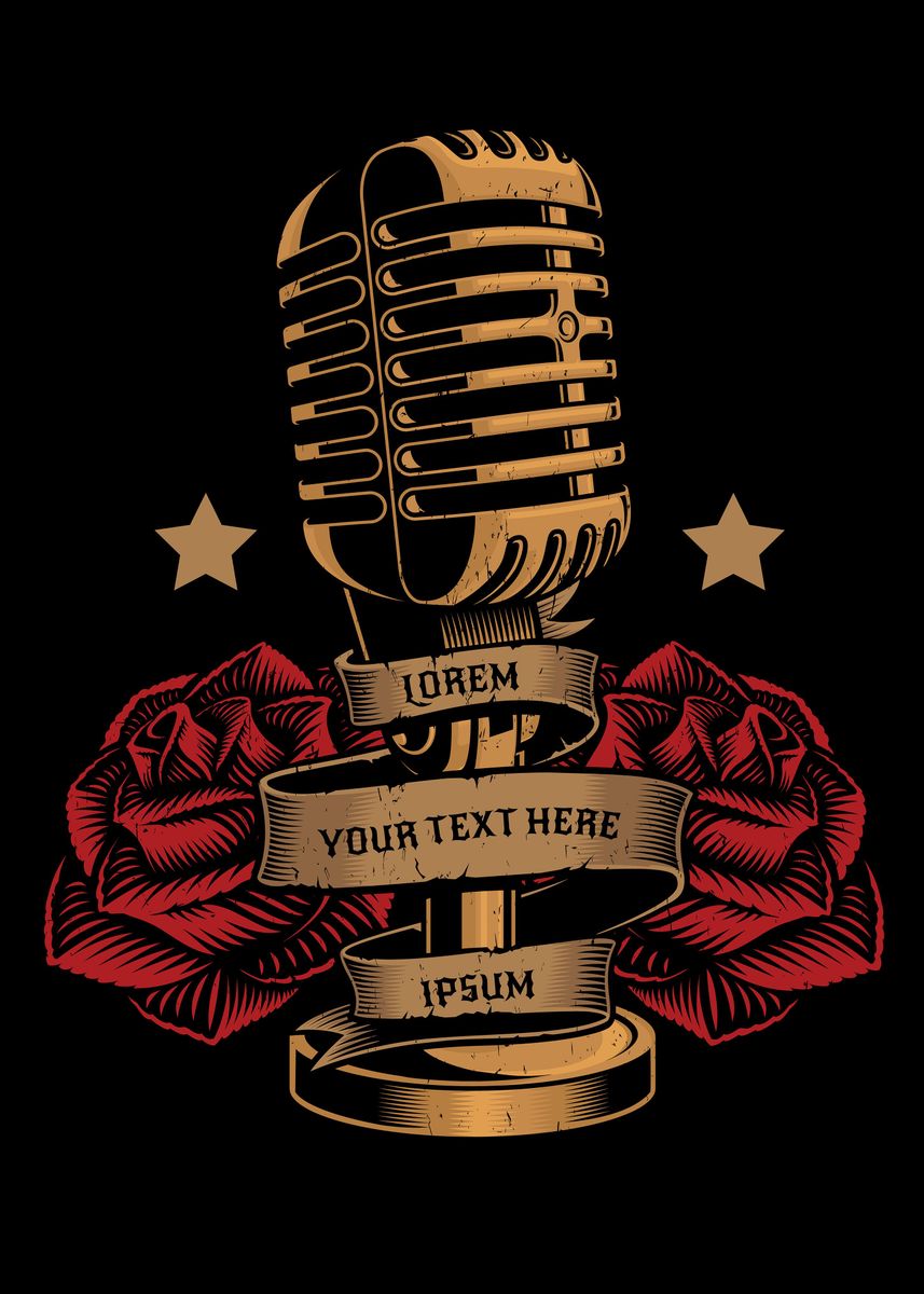 'Singer' Poster, picture, metal print, paint by Motivation Charllie ...