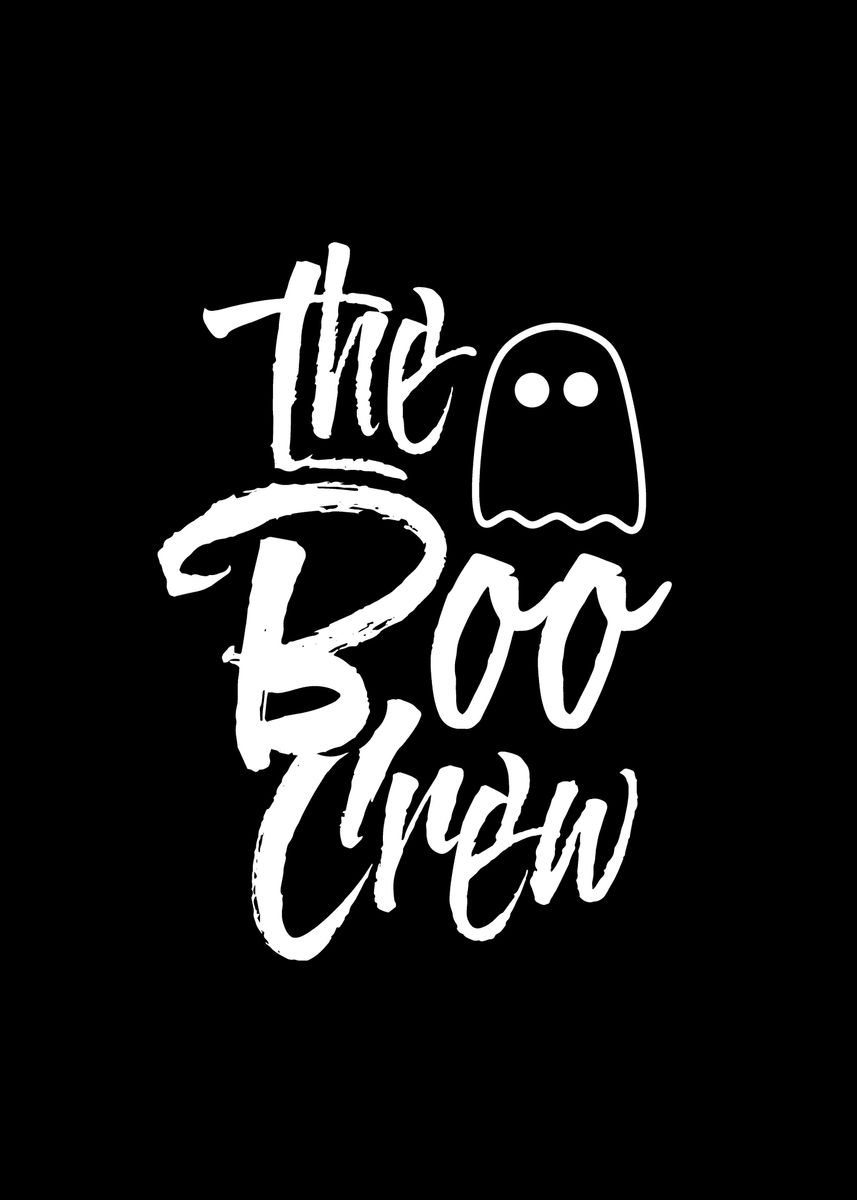 'Boo Ghost Halloween ' Poster, picture, metal print, paint by ...