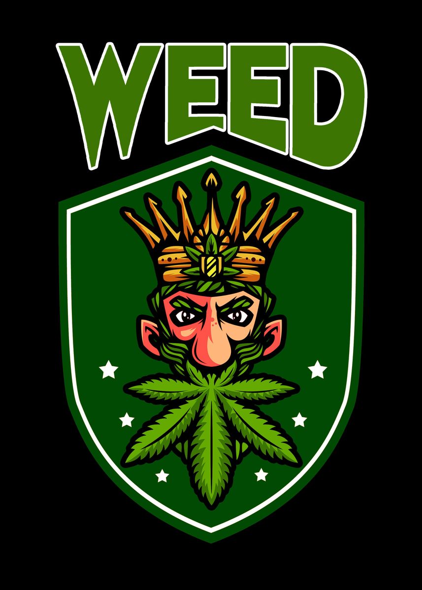 'Cannabis Weed Marihuana' Poster, picture, metal print, paint by Eye ...