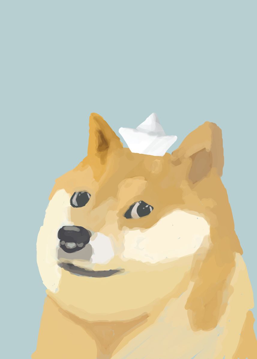 'Doge' Poster, picture, metal print, paint by eunoia | Displate