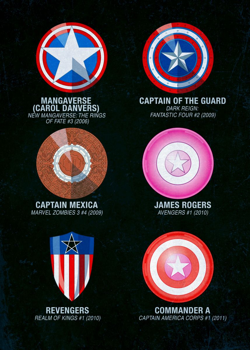 '2006-2011' Poster, picture, metal print, paint by Marvel | Displate