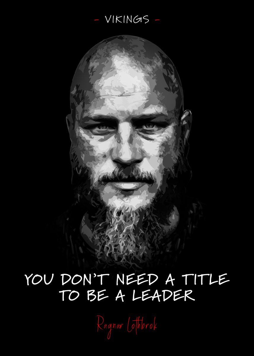 'Ragnar Lothbrok' Poster, picture, metal print, paint by DesignerMind ...