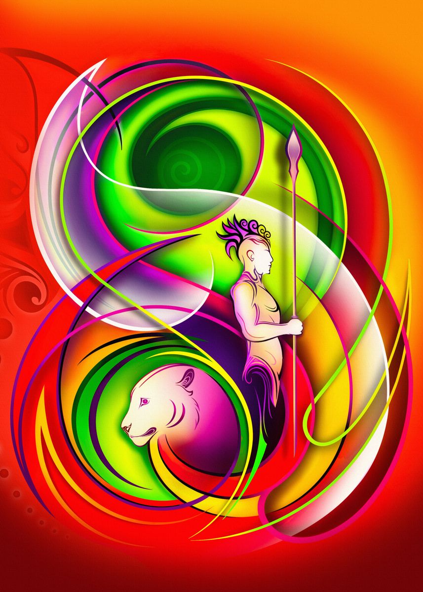 'Stand' Poster, picture, metal print, paint by Dimance Art | Displate