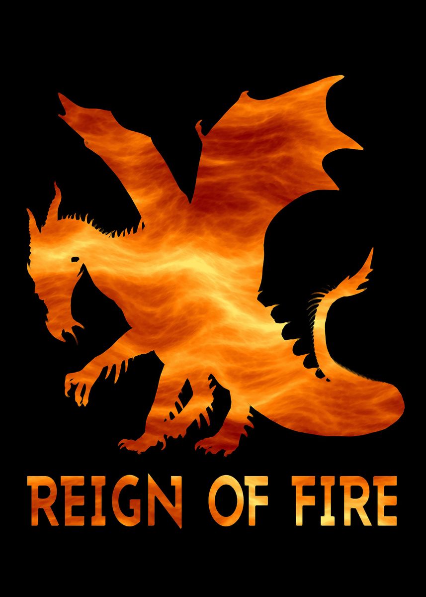 'Reign Of Fire' Poster, picture, metal print, paint by ANDRE MCKAY ...