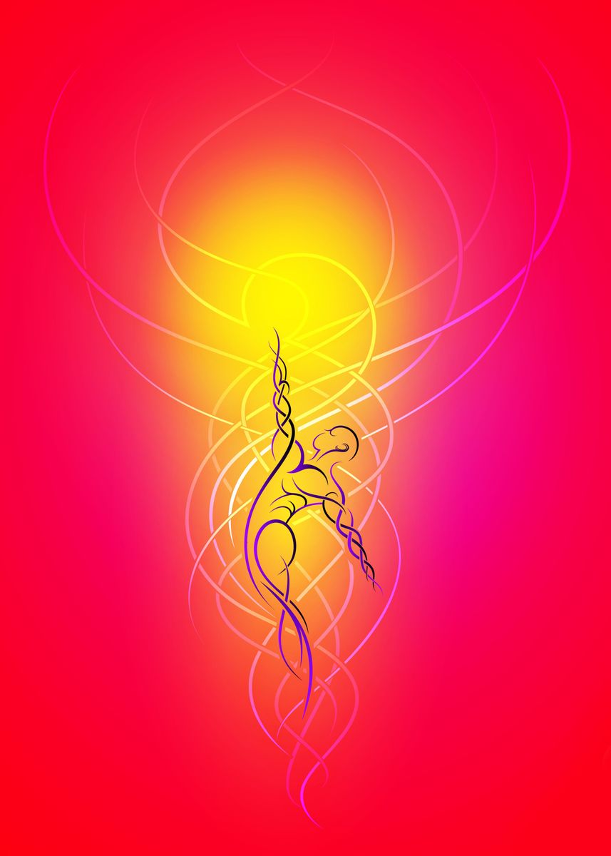 'Rise up' Poster, picture, metal print, paint by Dimance Art | Displate