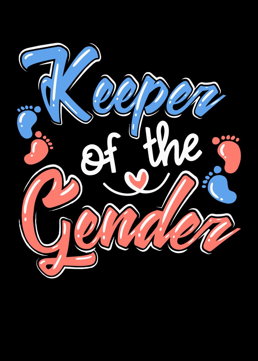 'Keeper Of The Gender' Poster, picture, metal print, paint by Monster ...