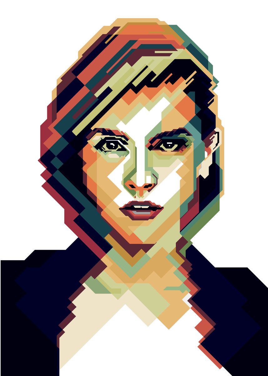 'Emma Watson' Poster, picture, metal print, paint by Java Creative ...