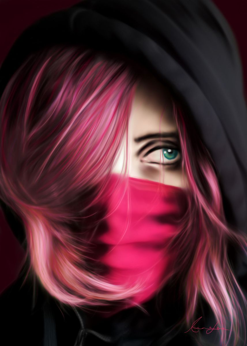 'Punk Ninja' Poster by Anna Fae | Displate